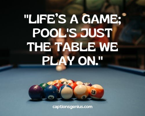 300+ Best Pool Table Captions For Instagram - Perfect Shots!