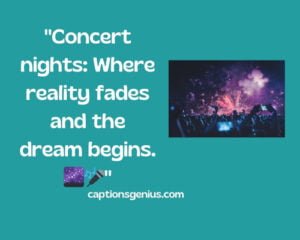 350+ Concert Captions For Instagram - Ideal For Live Vibes!